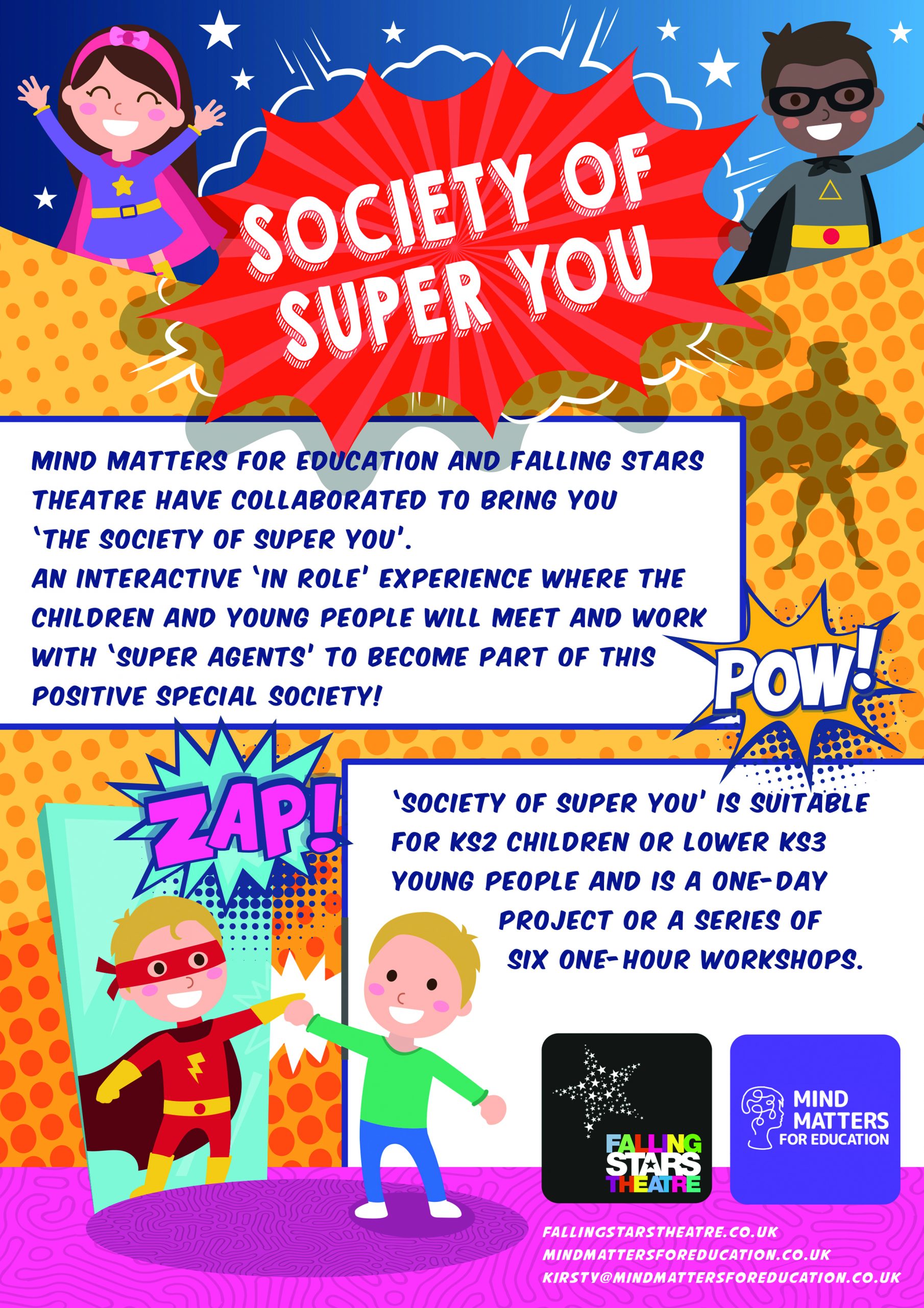 The Society Of Super You – Falling Stars Theatre